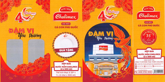 Cholimex Food - 304/CMF: HỘP QUÀ NƯỚC MẮM CHOLIMEX (2 x 500ml)