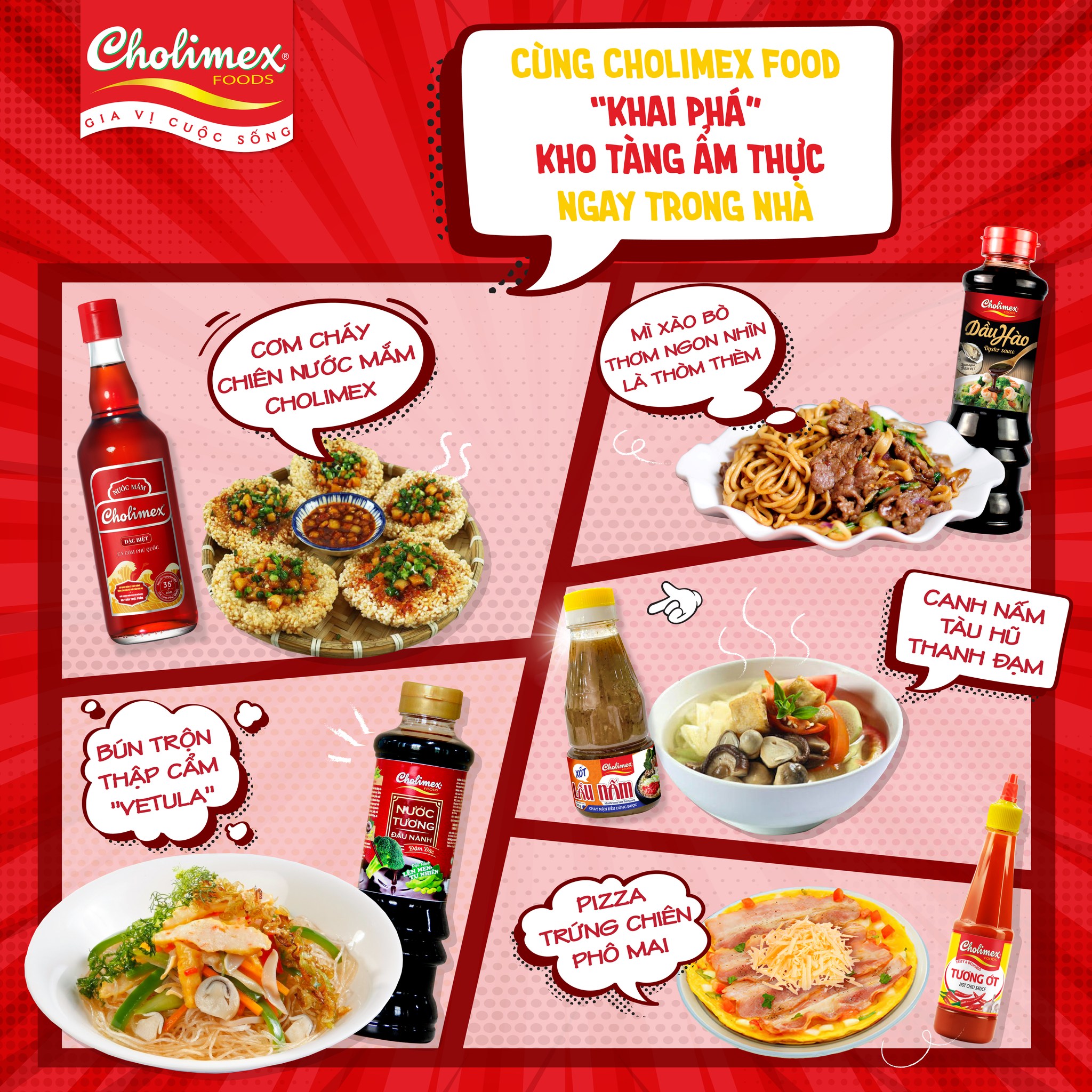 Cholimex Food - CÙNG CHOLIMEX FOOD “KHAI PHÁ” KHO TÀNG ẨM THỰC NGAY ...