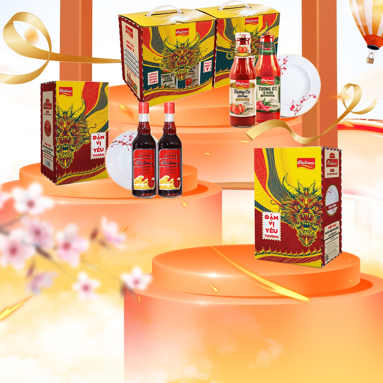Cholimex Food - TRÒN VỊ NGÀY TẾT - KHAI XUÂN GẮN KẾT CÙNG HỘP QUÀ ...