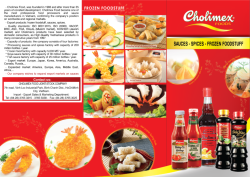 Cholimex Food - Home page