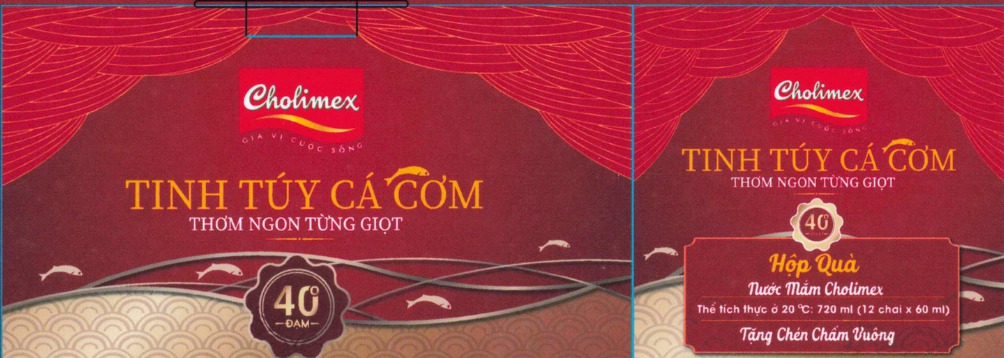 Cholimex Food - CV 288/CMF/2025: HỘP QUÀ NƯỚC MẮM CHOLIMEX 40° ĐẠM 12 ...